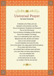 The Power of Prayer to Help the World - Sivananda Yoga Vedanta Centres